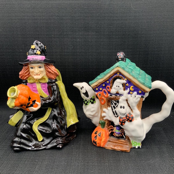 Halloween Teapot - Etsy