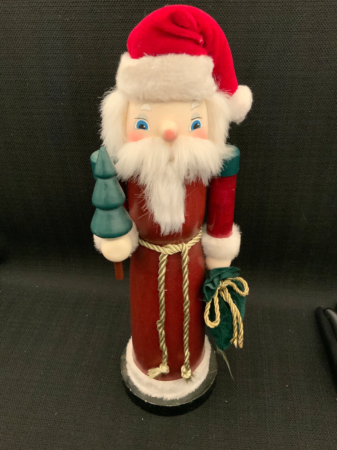 Hand-painted Wooden Santa Nutcracker, Pier One Christmas Decor, Holiday ...