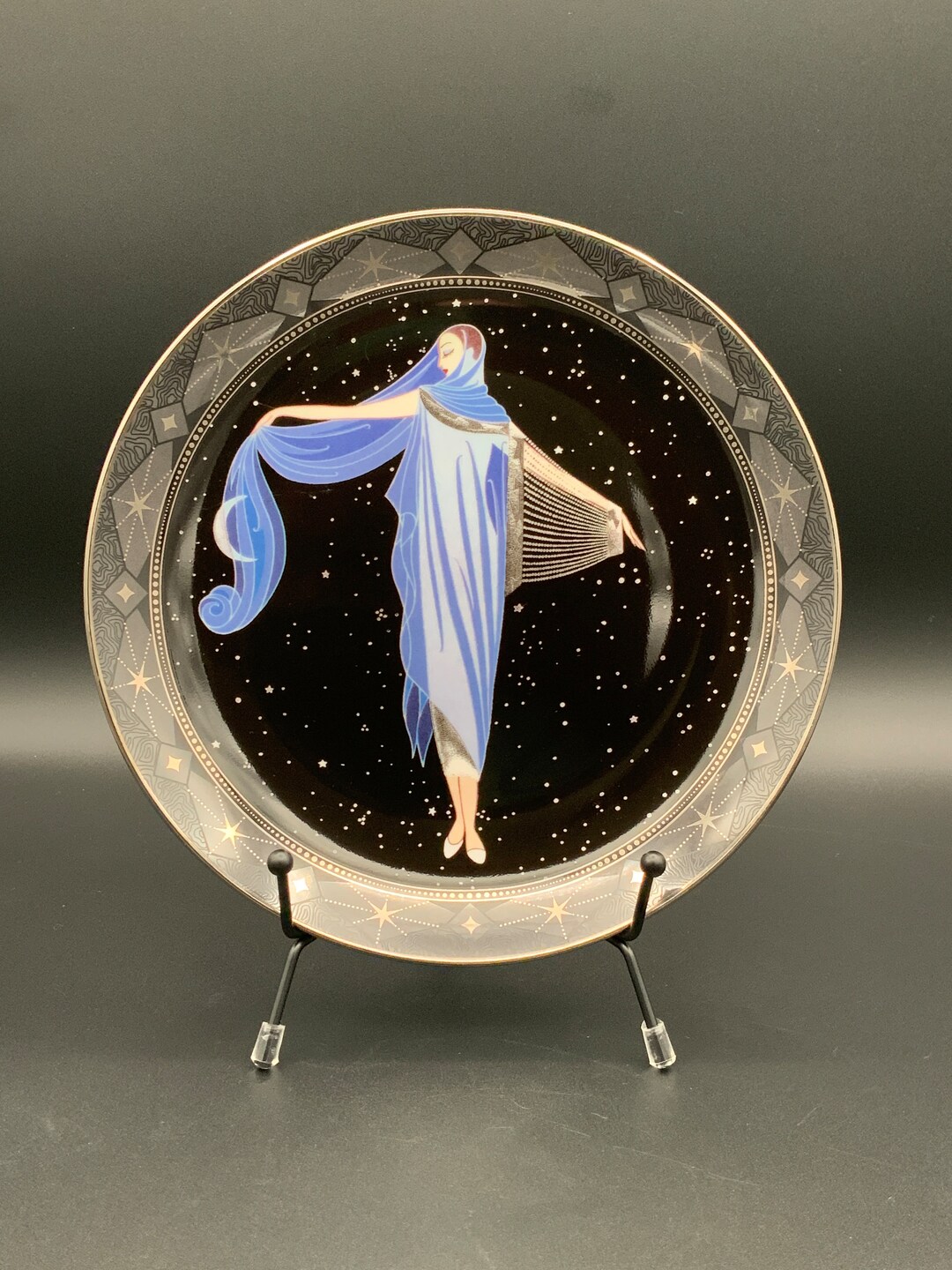 Vintage Royal Doulton House of Erte Collector Plate, ’moonlight ...