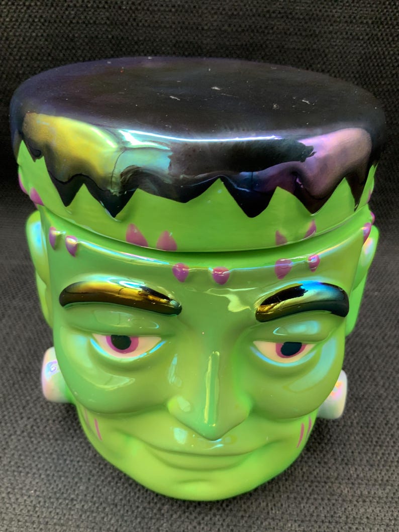 Martha Stewart Frankenstein Soy Candle, Iridescent Halloween Decor - Etsy