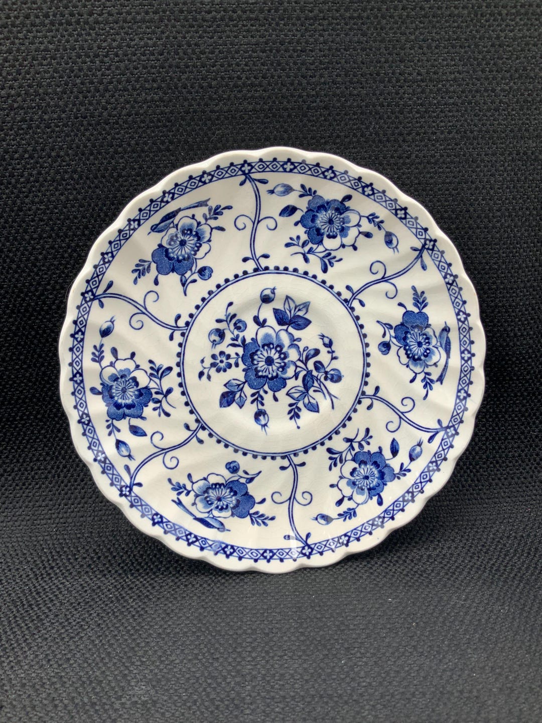 Johnson Brothers Blue Ironstone Teacup Saucer, Indies Ironstone ...