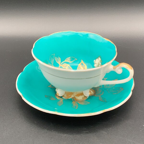 Footed Tea Cups - Etsy