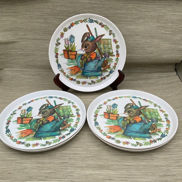 Rabbit Plate - Etsy
