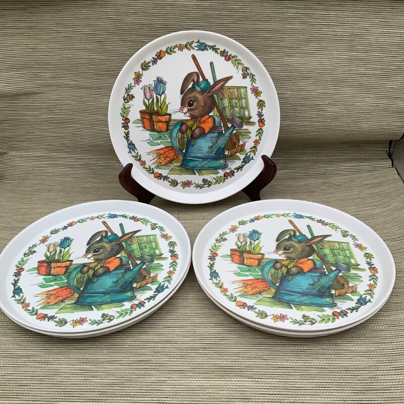 Rabbit Plate - Etsy