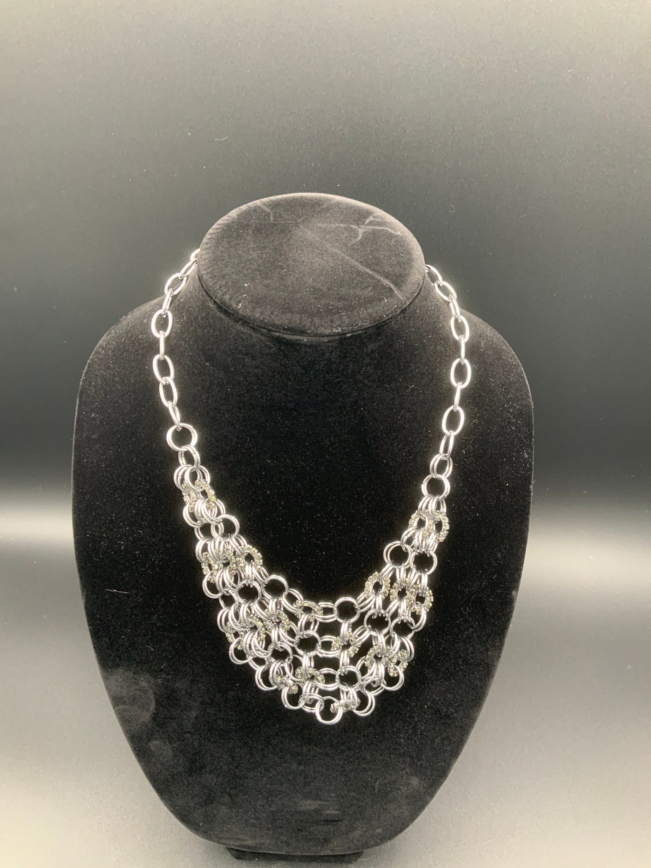 Vintage Multi Strand Necklace Boho Chic Silver Jewelry - Etsy