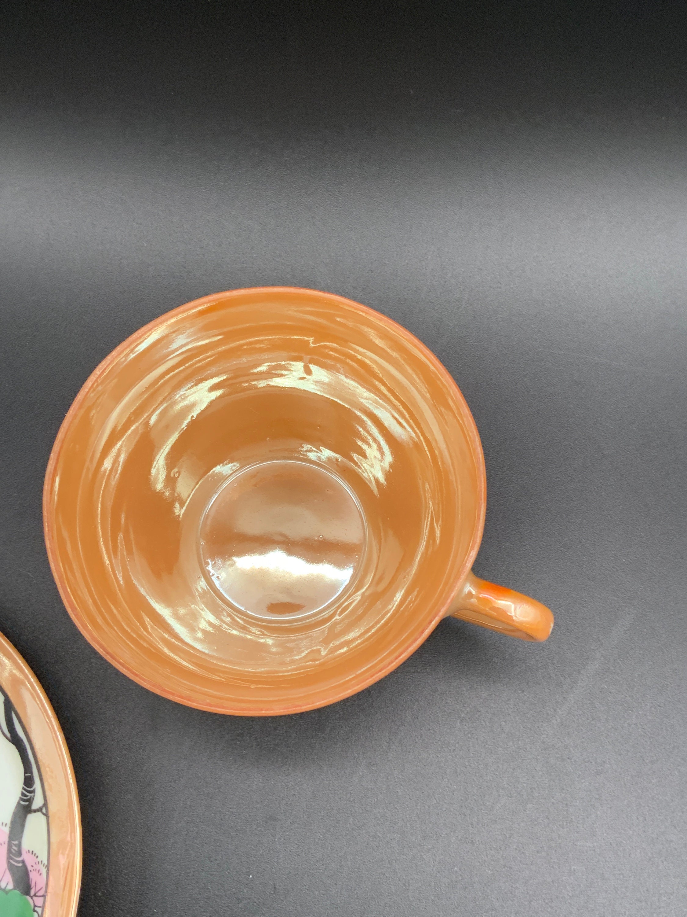 Vintage Japanese Lusterware Tea Cups and Saucers Hand - Etsy