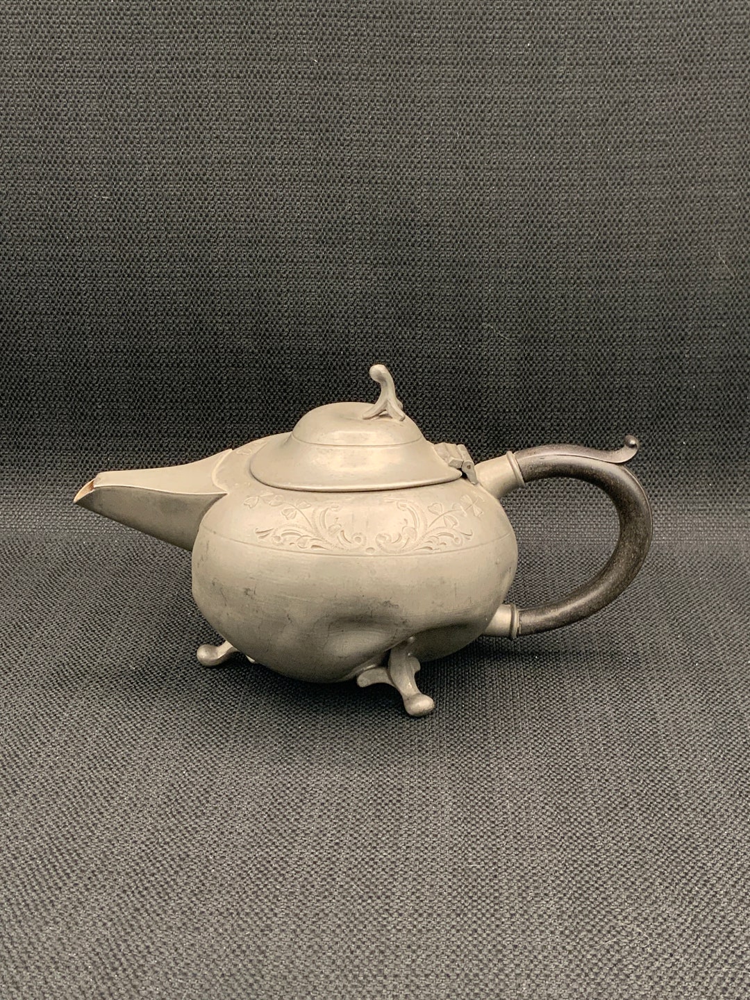 Antique Pewter Sheffield Teapot, Vintage Tea Pot, English Tea Time ...