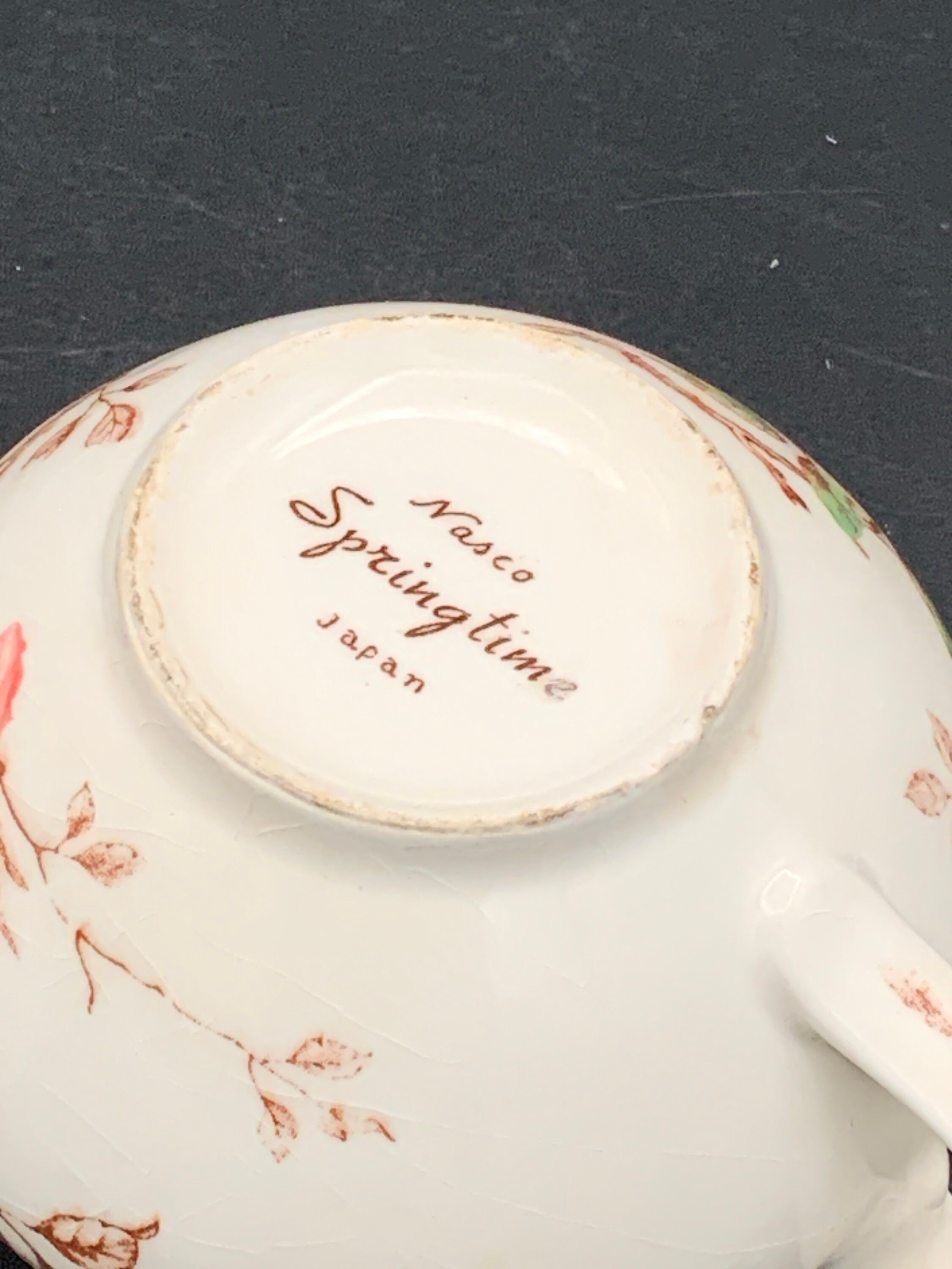 Collectible Pink Dogwood Nasco Pottery Set, C. 1940's, Japan ...