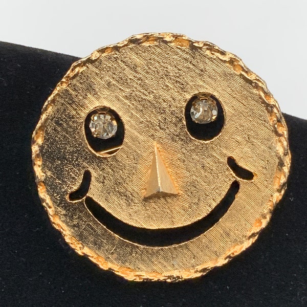 1970s Smiley Face Necklace - Etsy