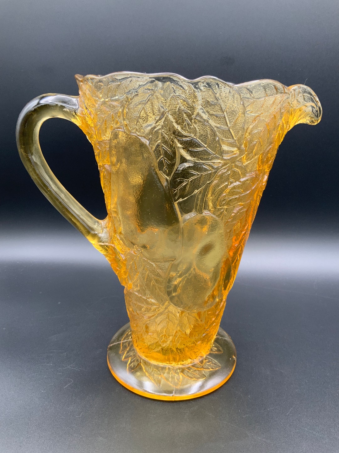 Vintage Indiana Tiara Glass Honey Pitcher: Retro Table Decor - Etsy