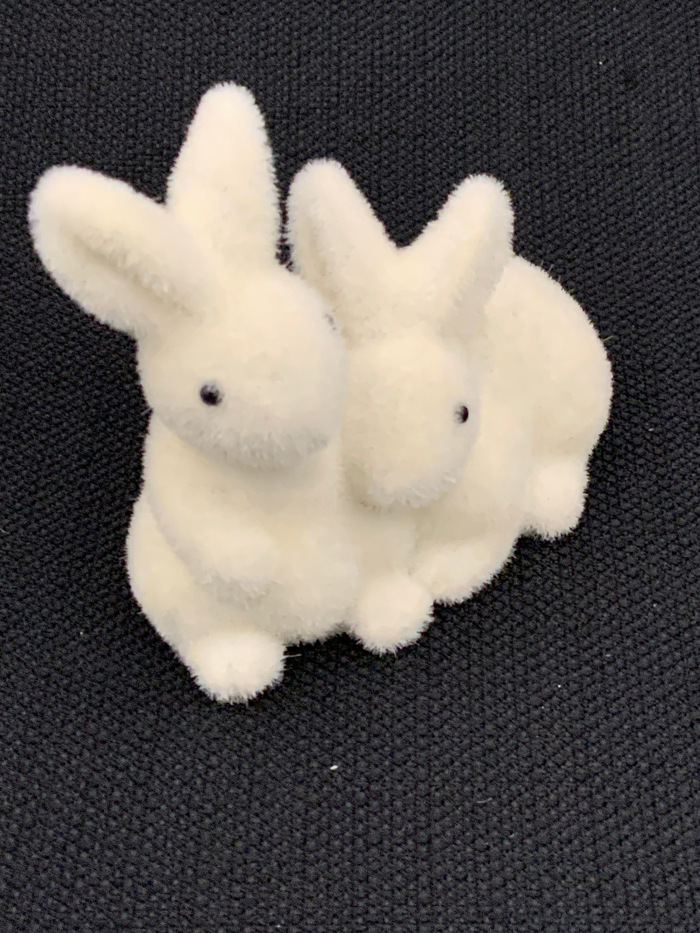 Vintage Fuzzy Bunnies, Retro Rabbit Plushies, Collectible Stuffed ...