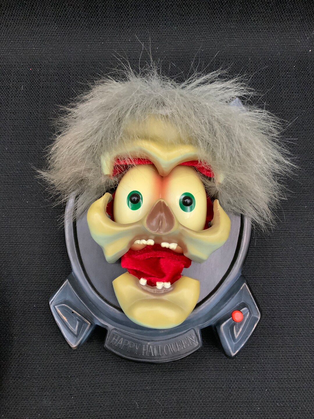 Gemmy Goblin Ghoul Gremlin Animated Picture Frame, Rare Halloween Decor ...