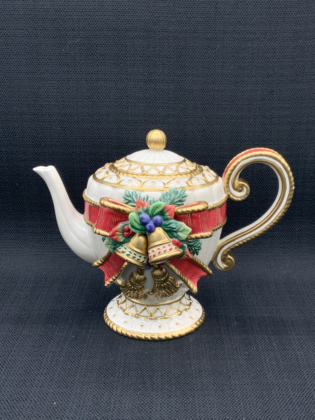 Vintage Fritz and Floyd Teapot, Ceramic Tea Pot, Retro Tea Kettle ...