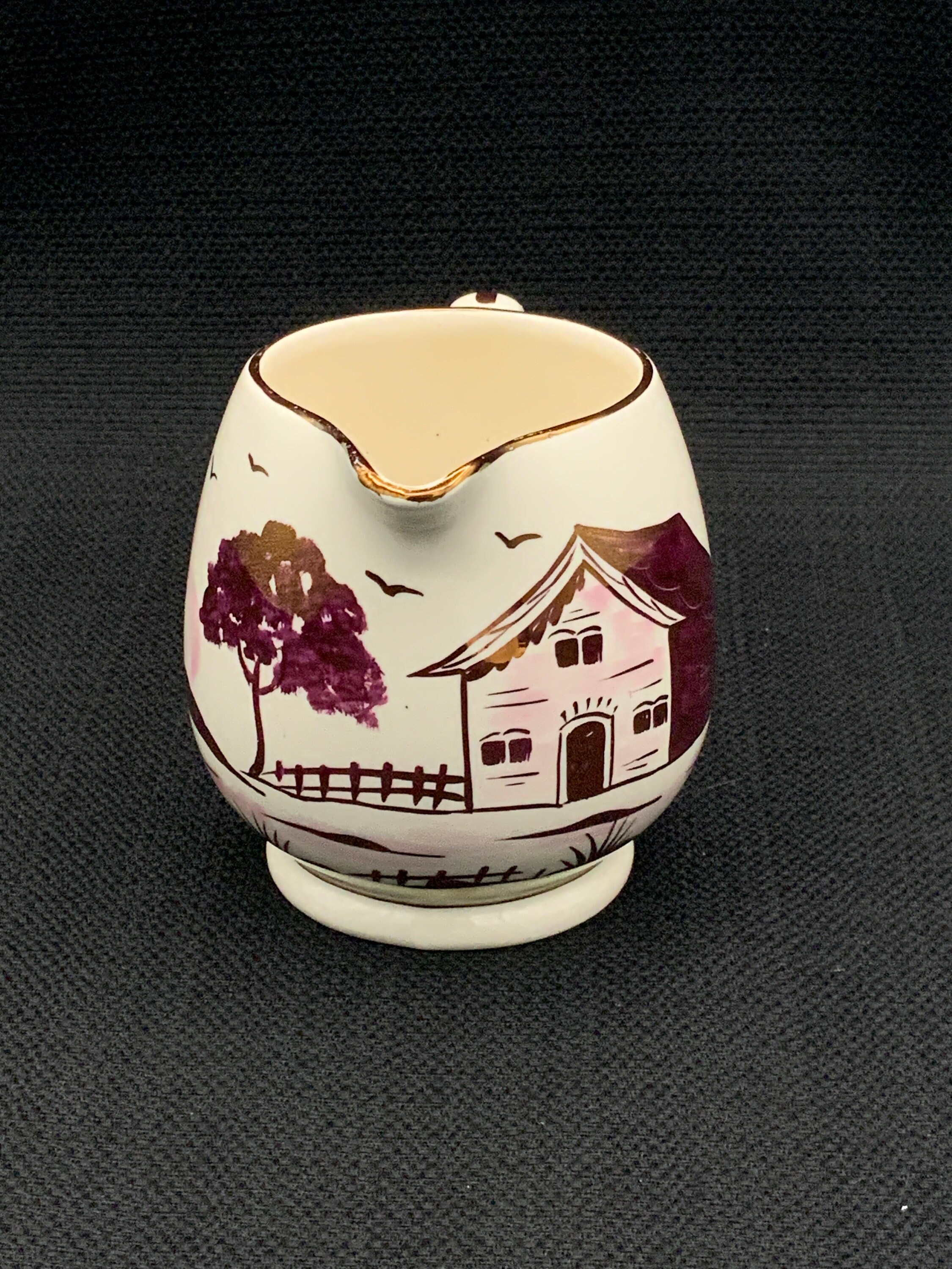 Vintage Old Castle English Pottery Creamer, Collectible Creamer, Home ...