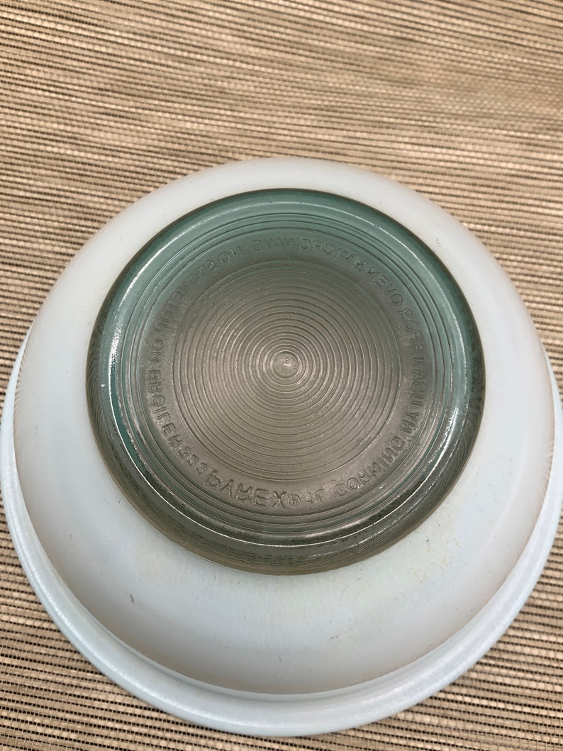 Vintage Pyrex Blue 7 Bowl, Light Blue Glass Pyrex Mixing Bowl, 1 Liter ...