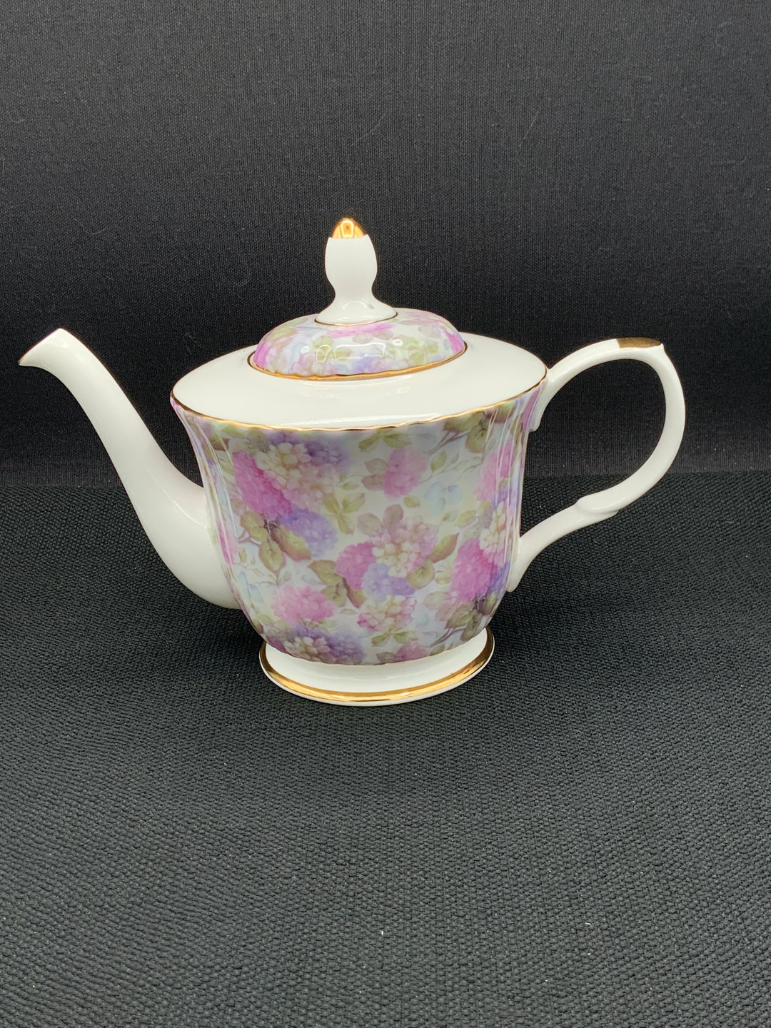 Purple Floral Mayfair Teapot, Vintage Teapot, Floral Teapot, Purple Teapot, Tea Lover Gift ...