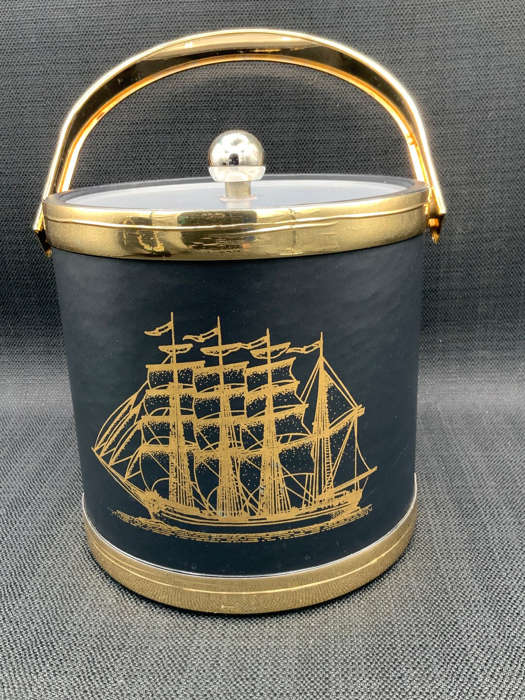 Vintage Ship Ice Bucket Schooner Sailing Nautical Decor, Shelton-ware ...