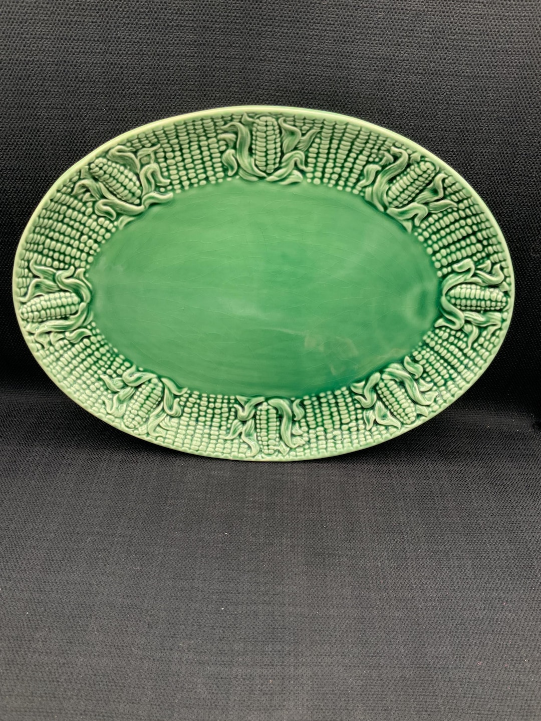 Bordallo Pinheiro Green Corn Platter, Portugal Serveware, Corn Themed ...