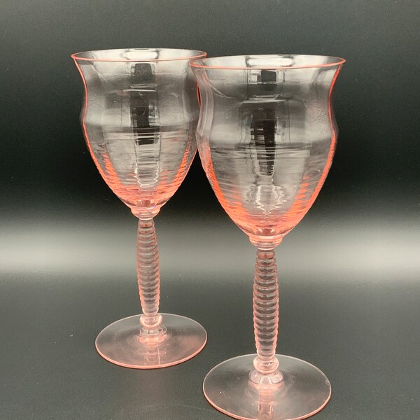Pink Goblets - Etsy