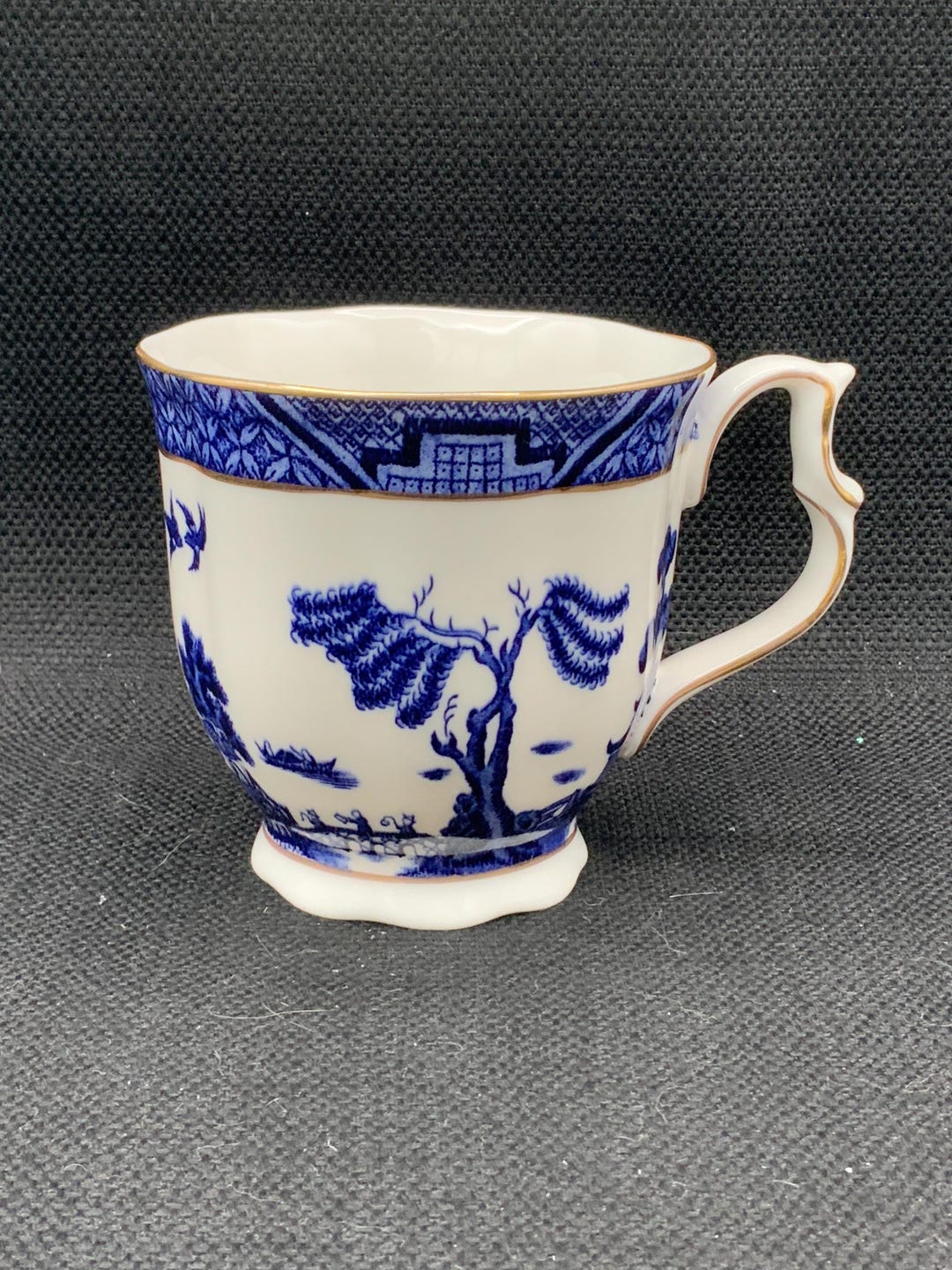 Vintage Booths Real Old Willow China Mug, Blue Willowware Design - Etsy