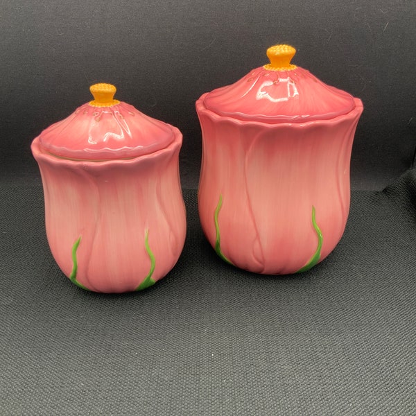 Pink Canisters - Etsy