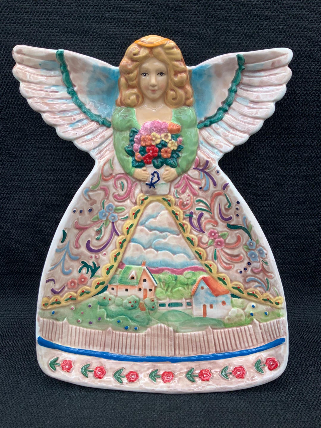 Jim Shore Angels Four Seasons Plate, Collector's Item, Decorative Plate ...