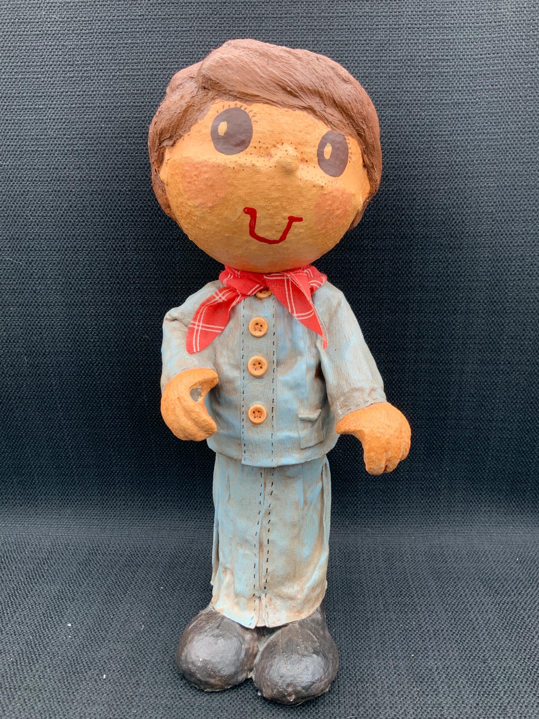 Vintage Dip N Drape Paper Mache Doll, Unique Craft Doll, Handmade ...