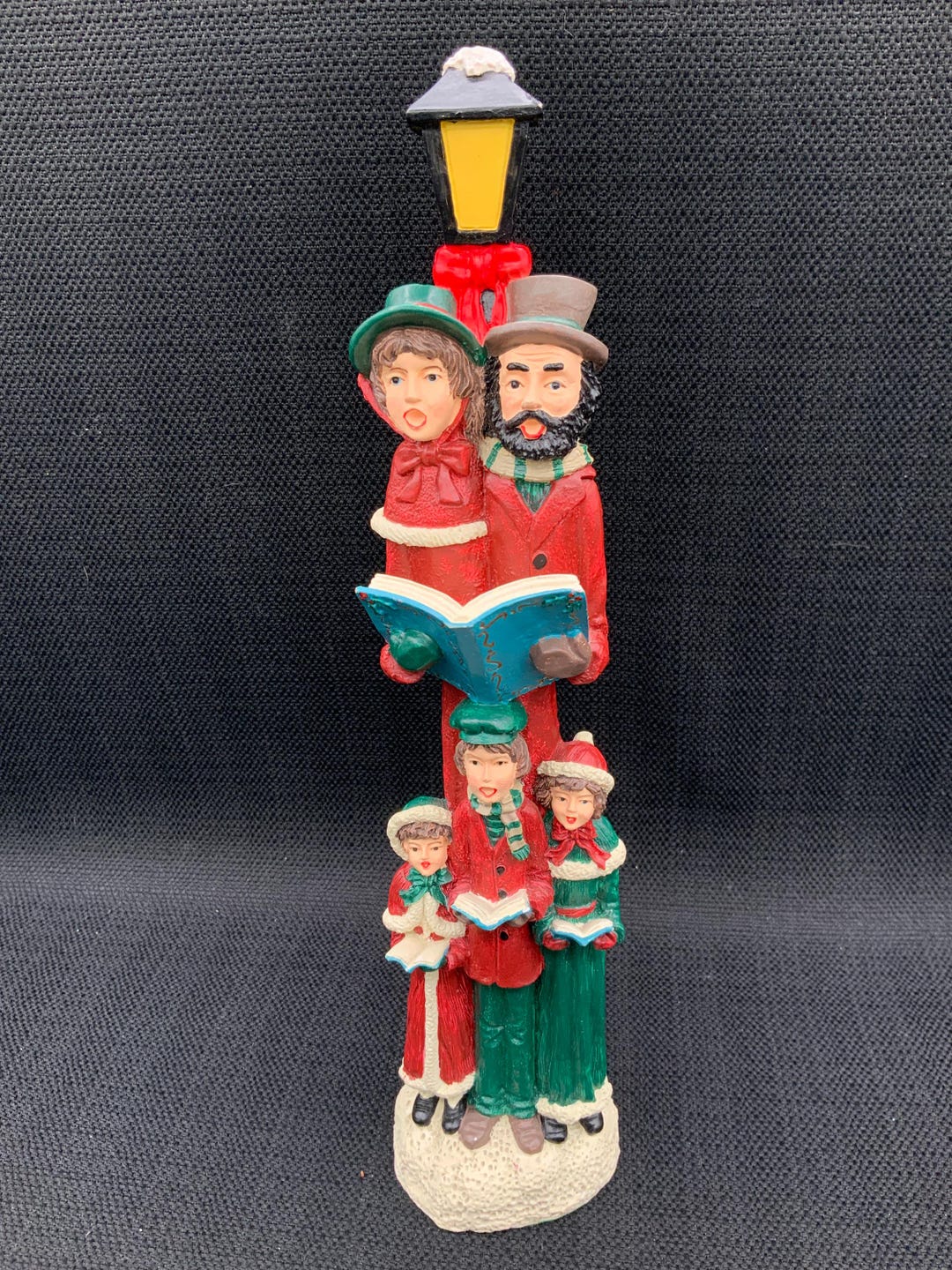 Dickens Caroler Family Figurine, Resin Christmas Decoration - Etsy