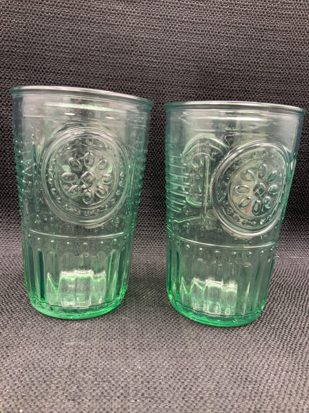 Bormioli Rocco Drinking Glasses, Romantic Cooler Glass Set, Clear ...
