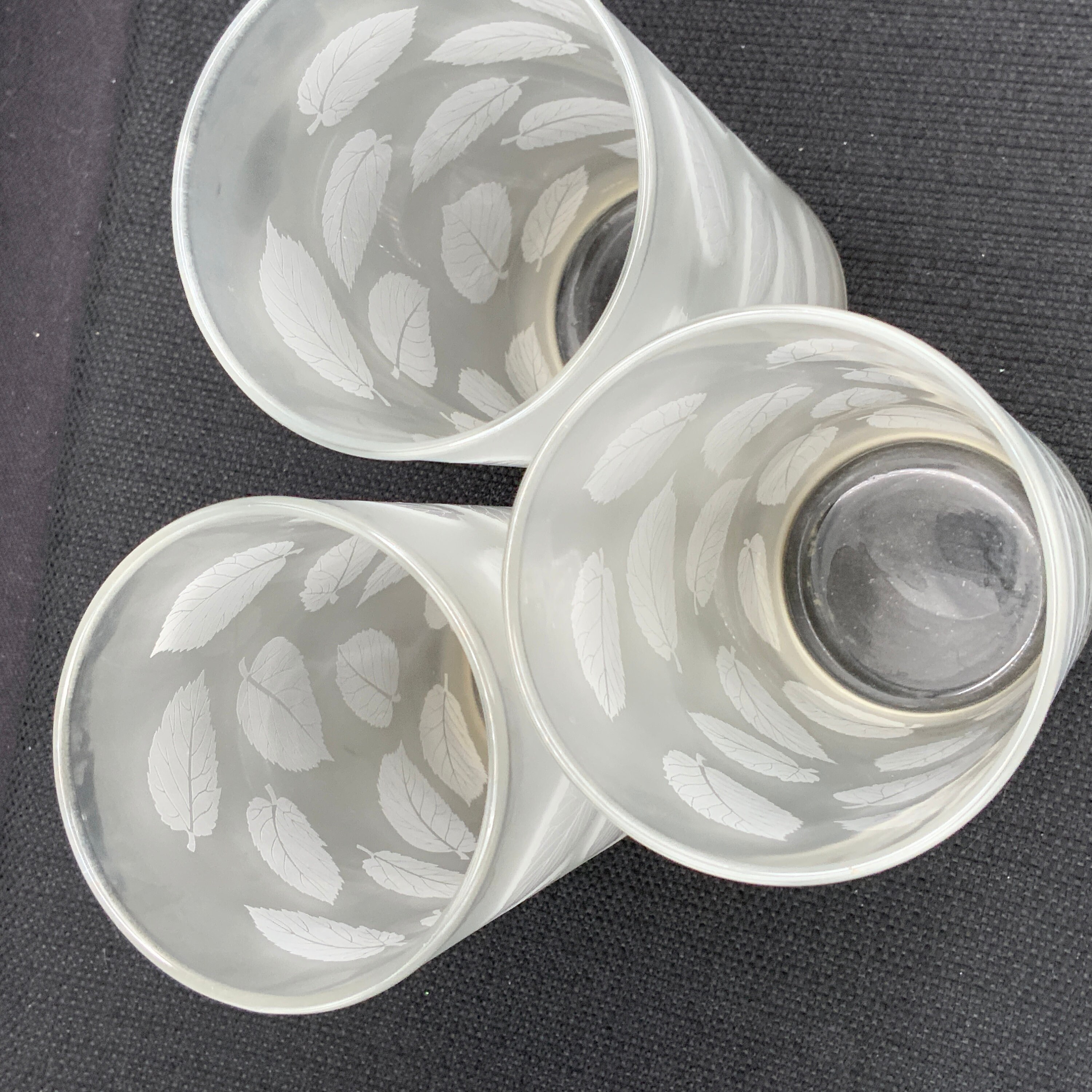 Vintage Cerve Highball Glasses Set, Retro Barware, Cocktail Tumblers ...