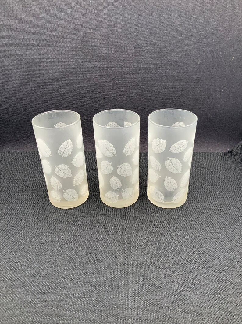 Vintage Cerve Highball Glasses Set, Retro Barware, Cocktail Tumblers ...