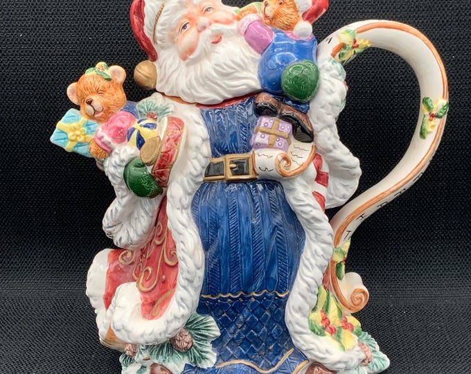 Vintage Santa Teapot Collectible, Christmas Tea Pot, Holiday Decor ...