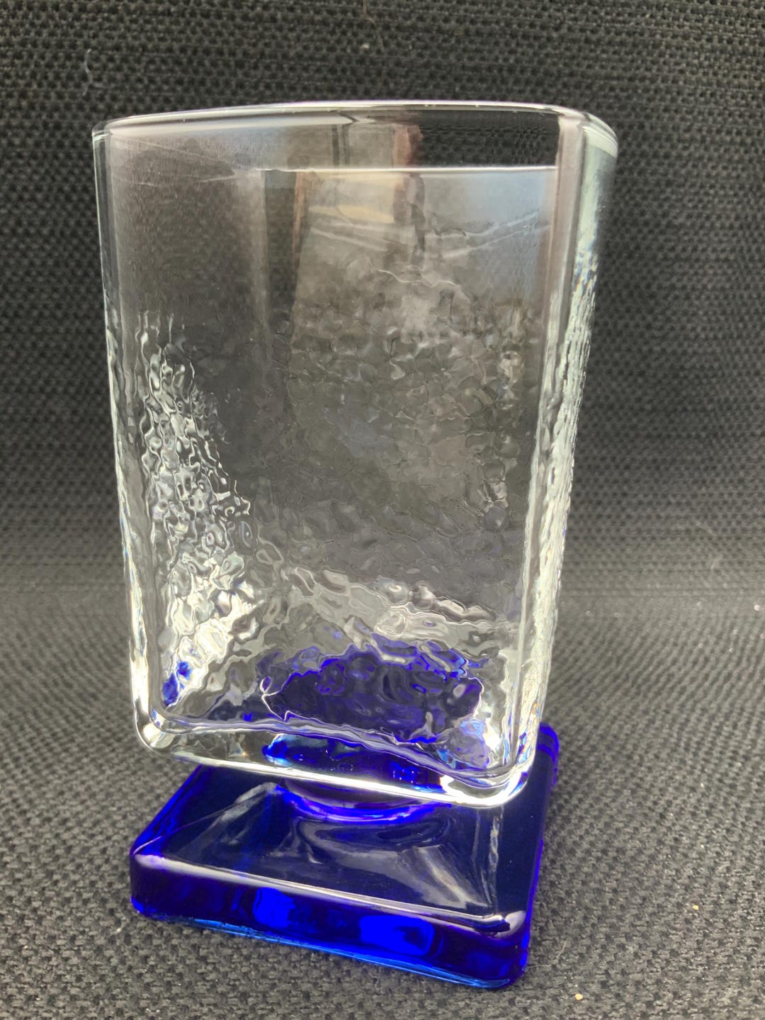 Blue Bormioli Rocco Cocktail Glass: Italian Ice Texture Barware - Etsy