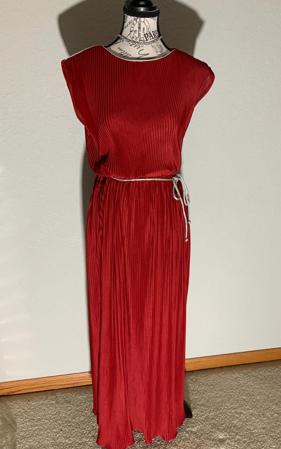 Gadsby Style Red Dress, Vintage Dress, Flapper Dress for Women, Gatsby ...