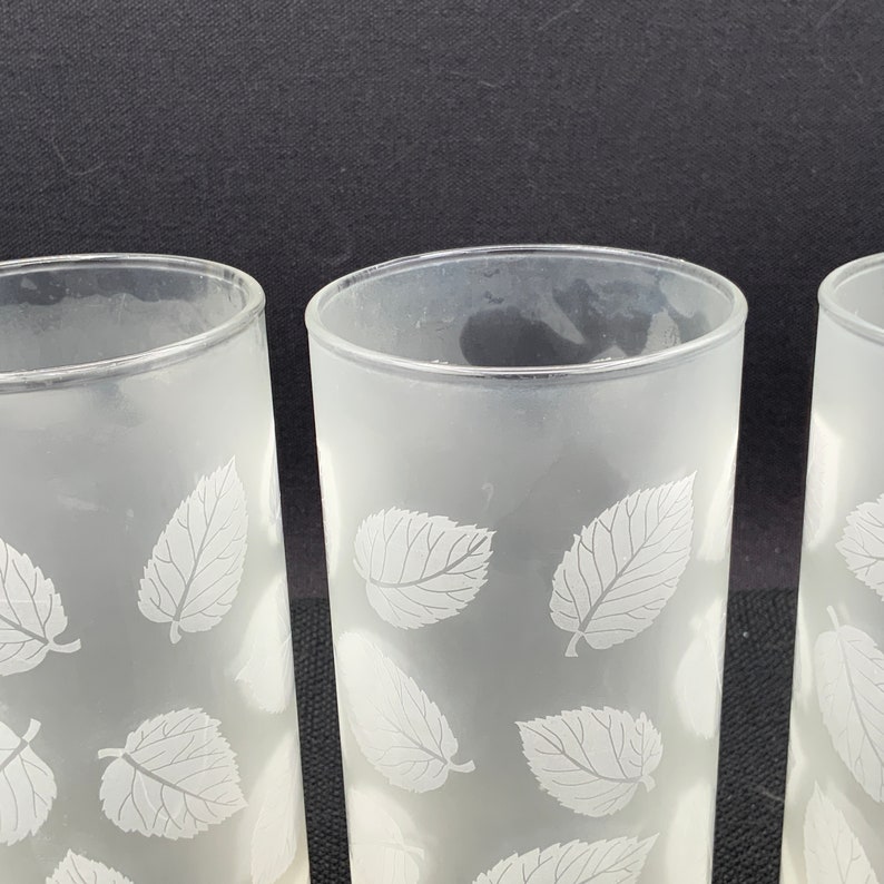 Vintage Cerve Highball Glasses Set, Retro Barware, Cocktail Tumblers ...