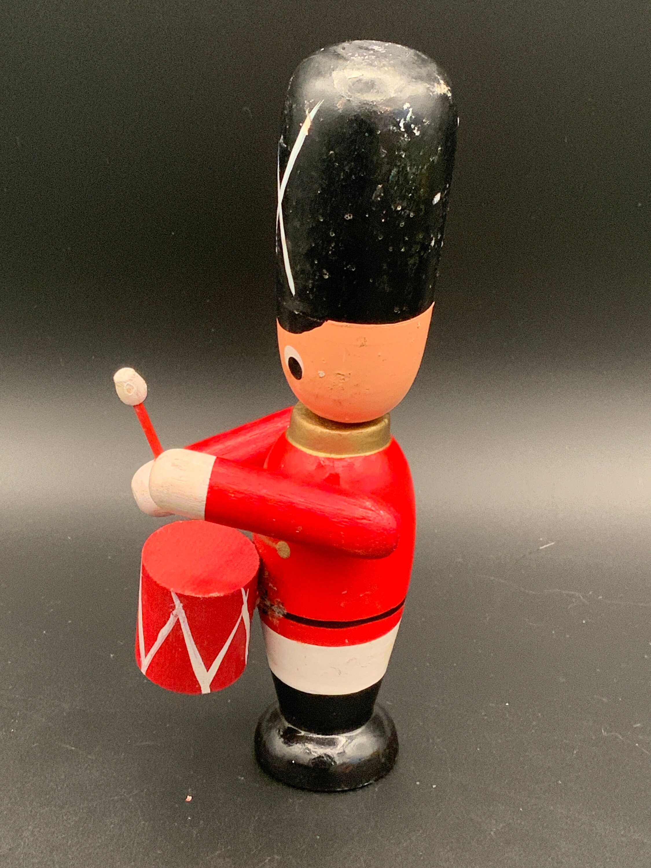 Collectible Vintage Drummer Boy Figurine, British Soldier Decor ...