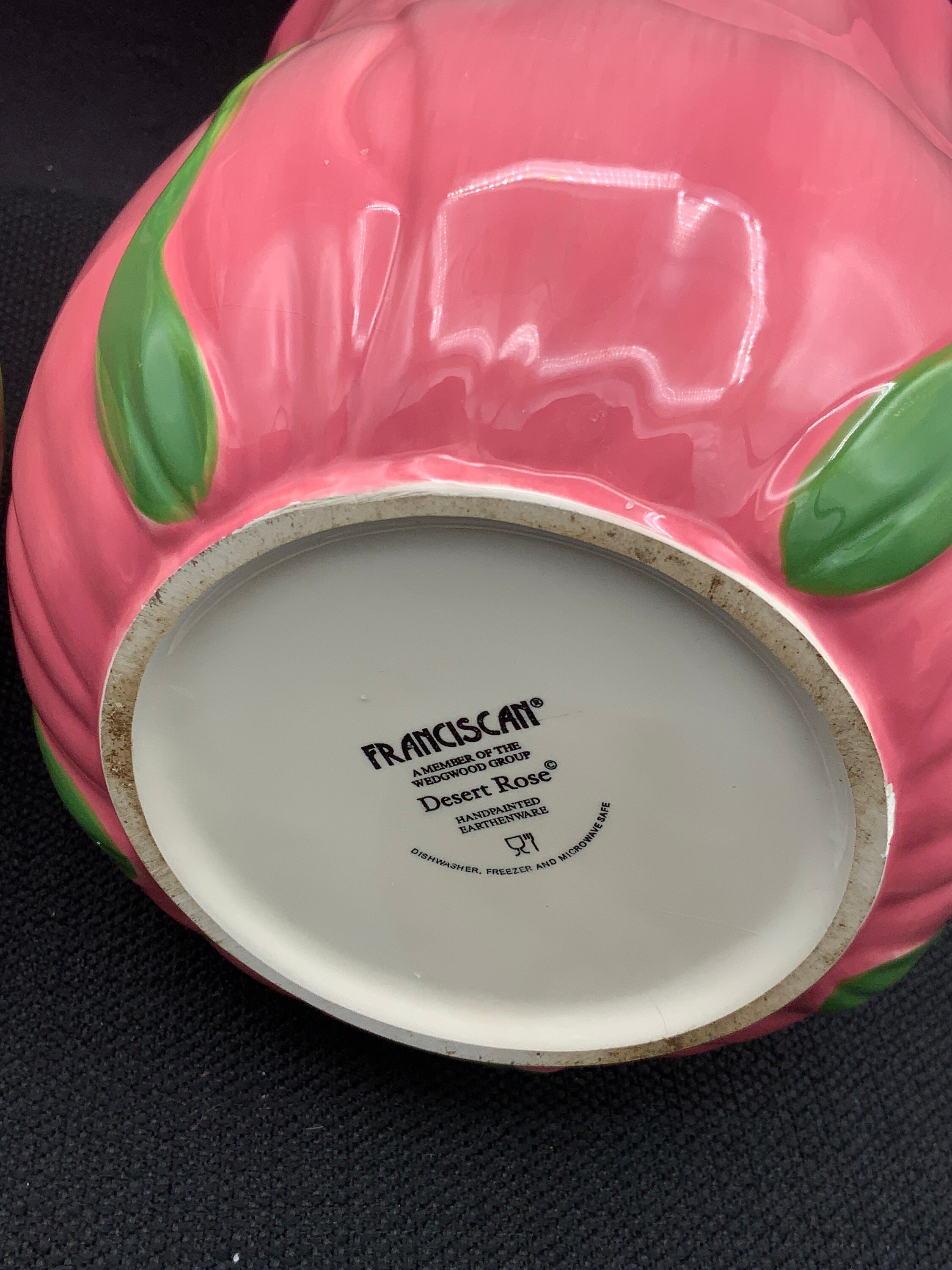 Franciscan Desert Rose Pink Canister Set, Set of 2 Canisters, Kitchen ...