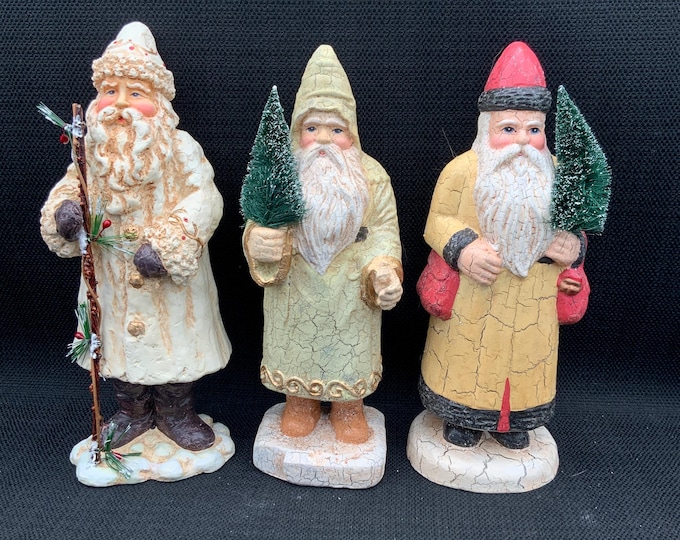 Vintage Old World Santa Statue | Choose From: Roman Inc. - Tan Suit ...