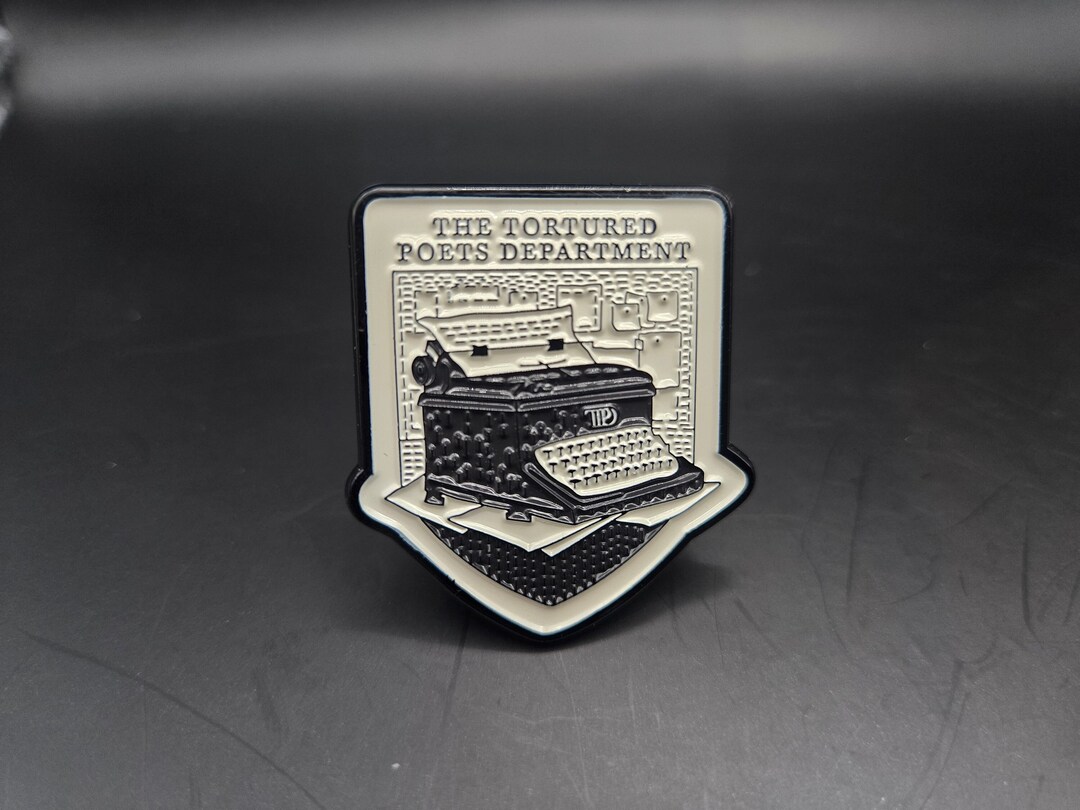 TTPD Typewriter Patch Inspired Enamel Pin - Etsy
