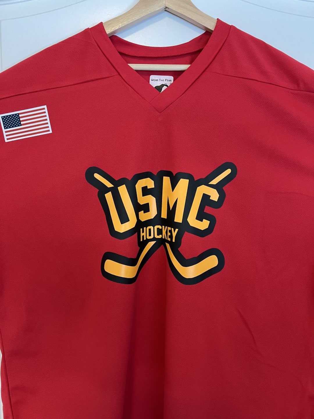 US Marine Corps Men's League Hockey Jersey - Etsy