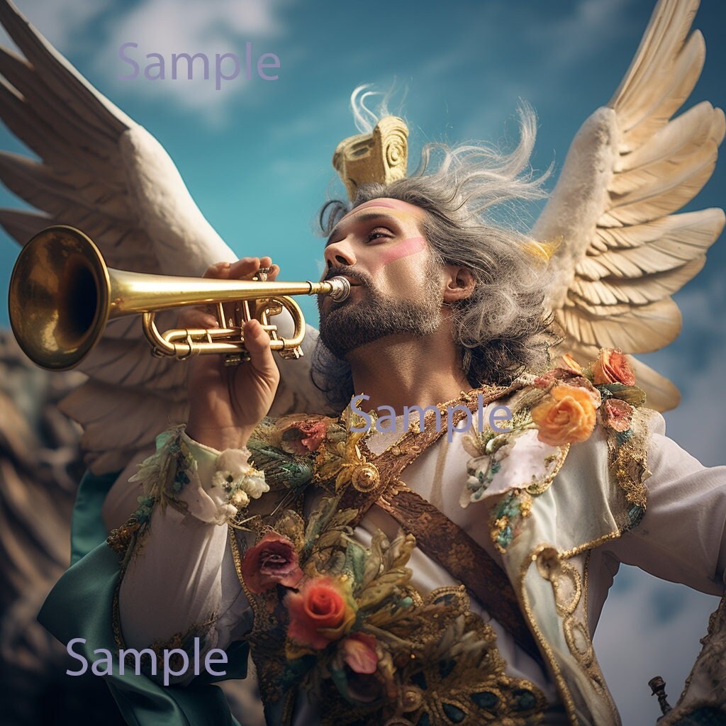 Angel Gabriel Blowing His Horn // Biblical End Times // Islamic Hadiths ...