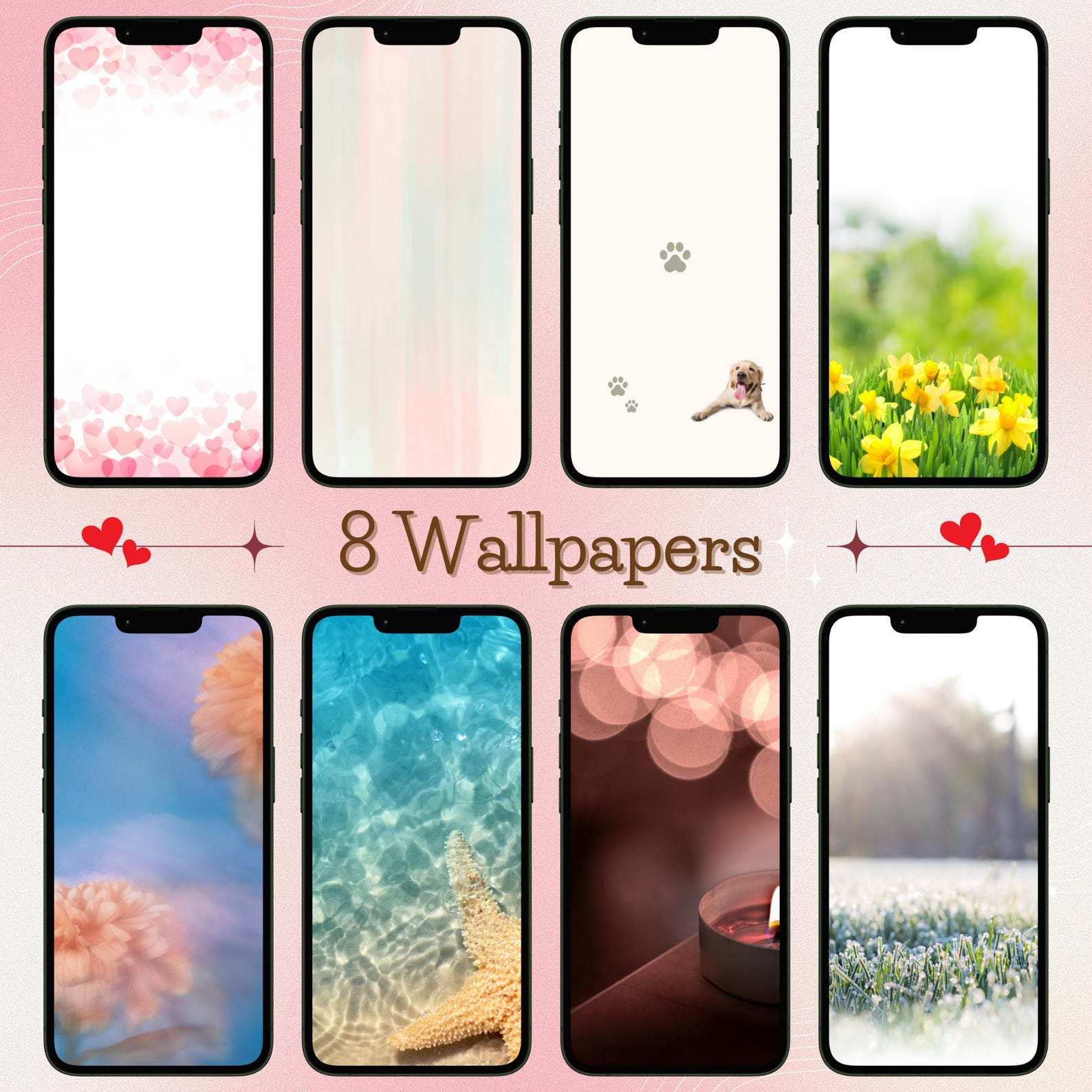Lovely Heart App Icons, Adorable Heart-themed App Icons for iPhone ...