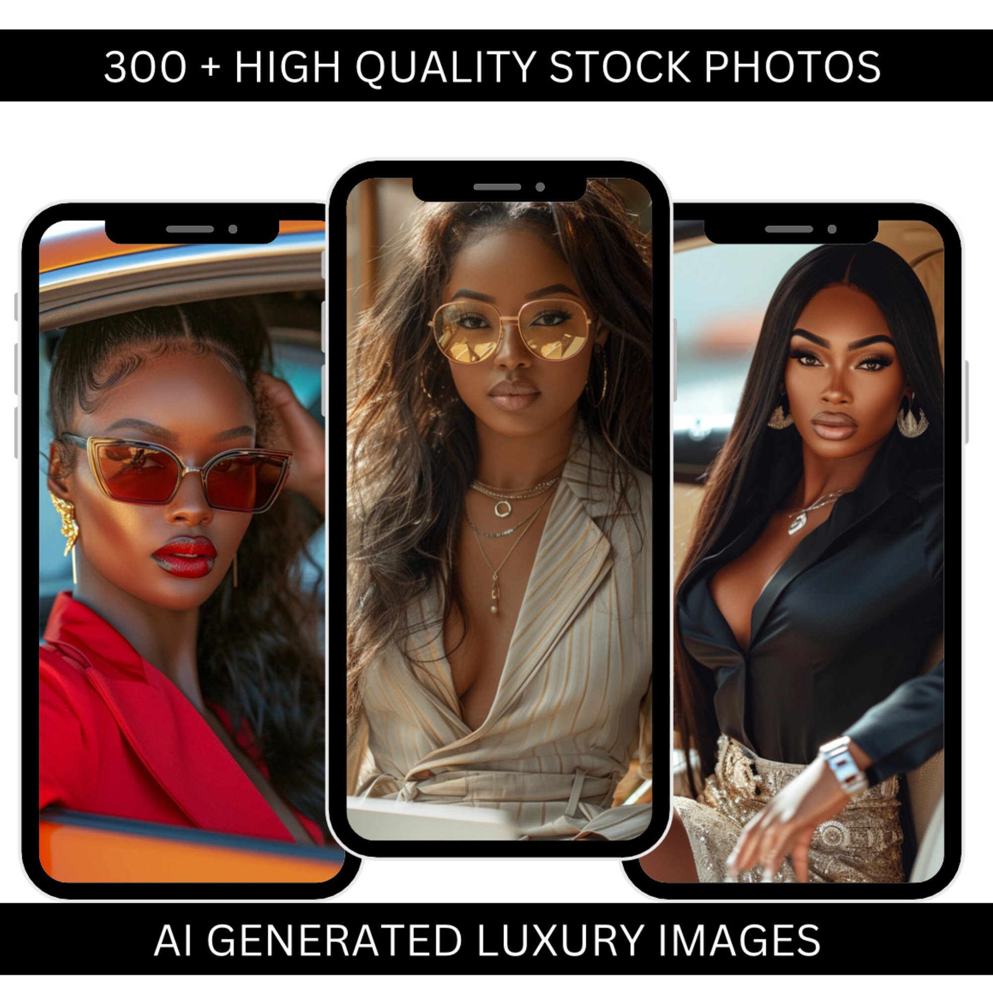 Melanin Stock Photos, Faceless Marketing, Luxury AI Images, High ...