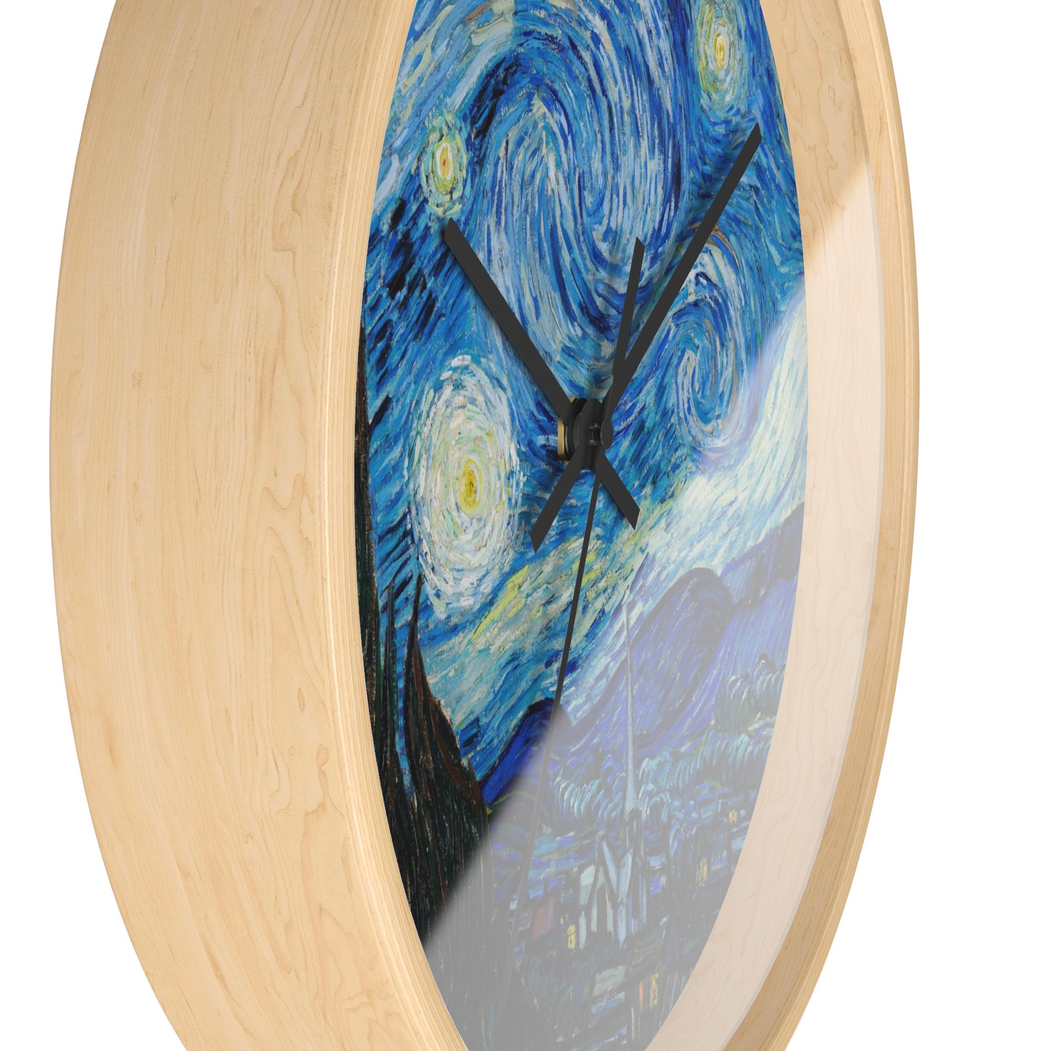 Starry Night Wall Clock, Van Gogh Wall Clock, Wall Clock for Living ...