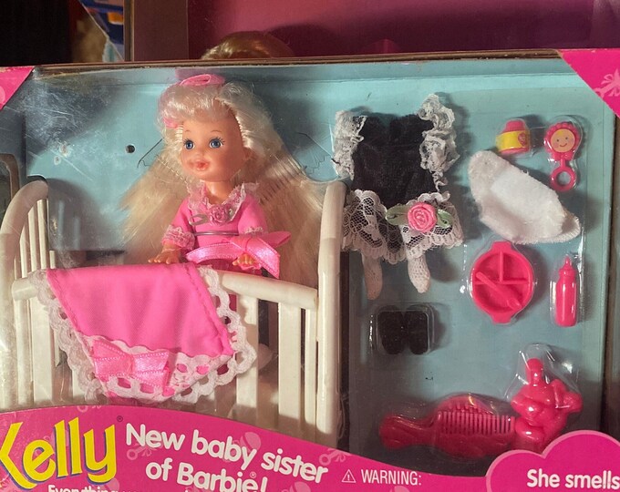 Kelly New Baby Sister of Barbie 1994 12489 - Etsy