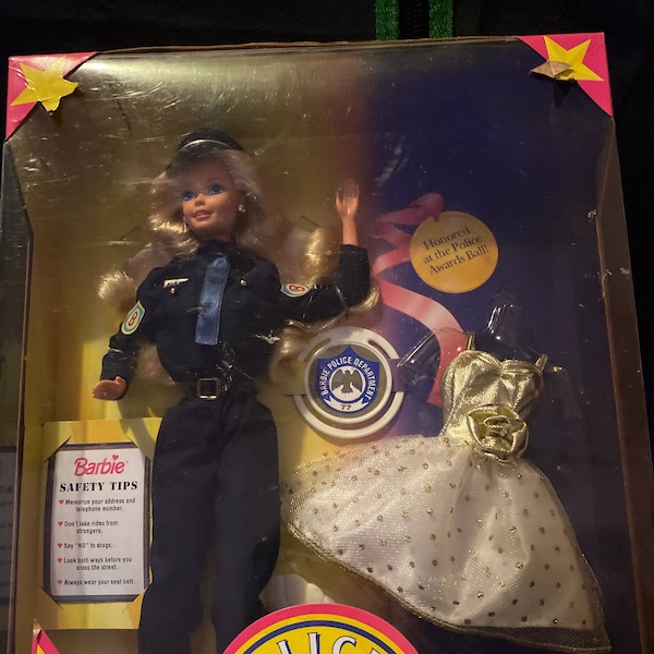 Police Officer Barbie Doll - Etsy