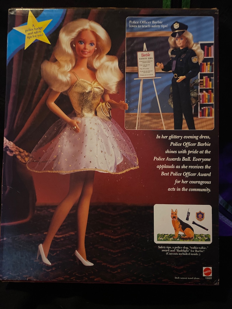 Police Officer Barbie - Etsy