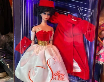 NRFB NOS MINT Silken Flame Barbie Vintage Retro Reproduction Barbies ...
