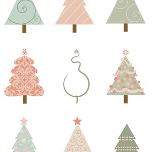 Christmas Tree Bundle, Christmas Tree Clipart, Christmas Tree Svg - Etsy