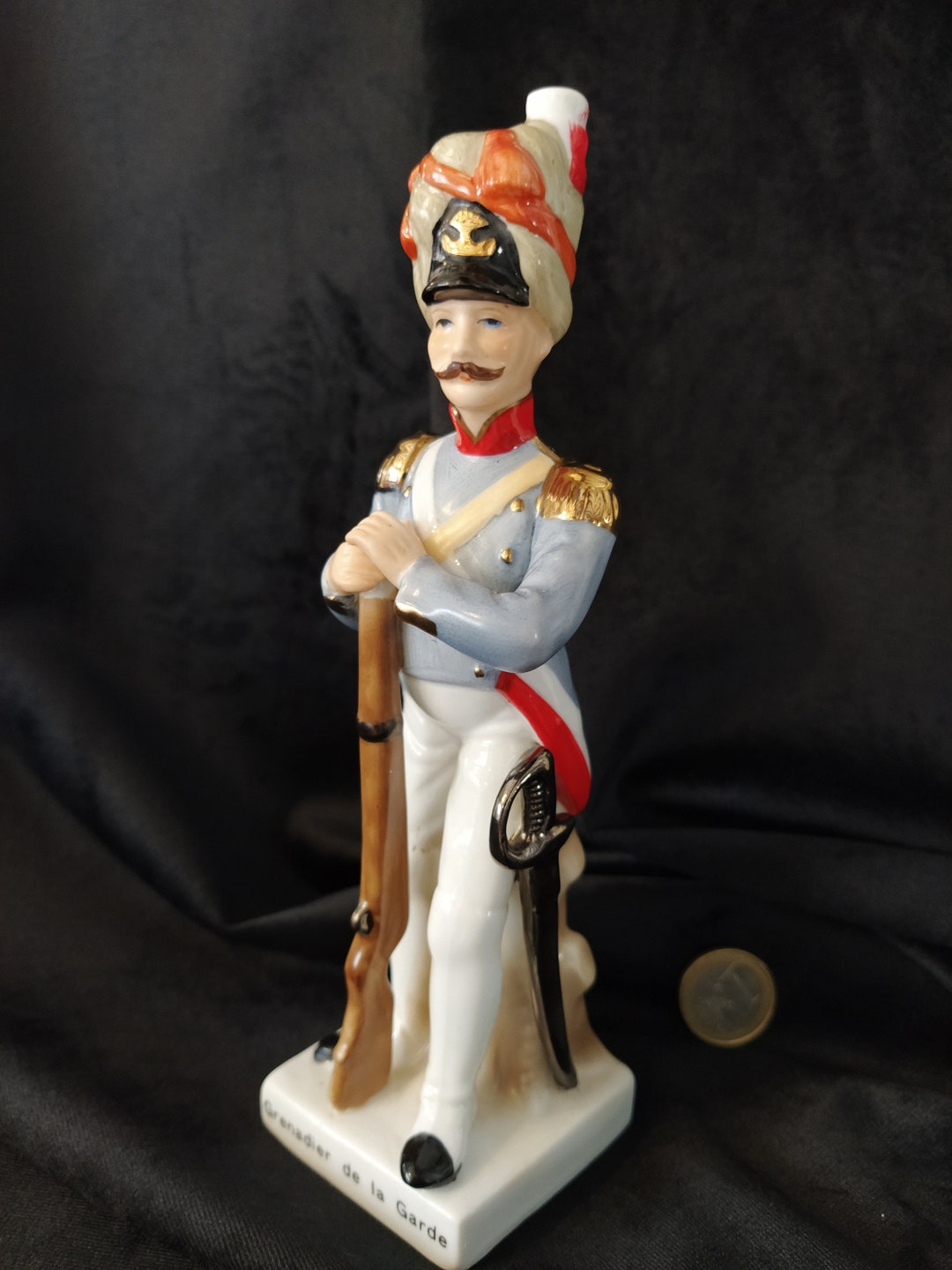 Grenadier De La Garde Statue, Vintage, Napoleon Army, 20th Century, Old ...
